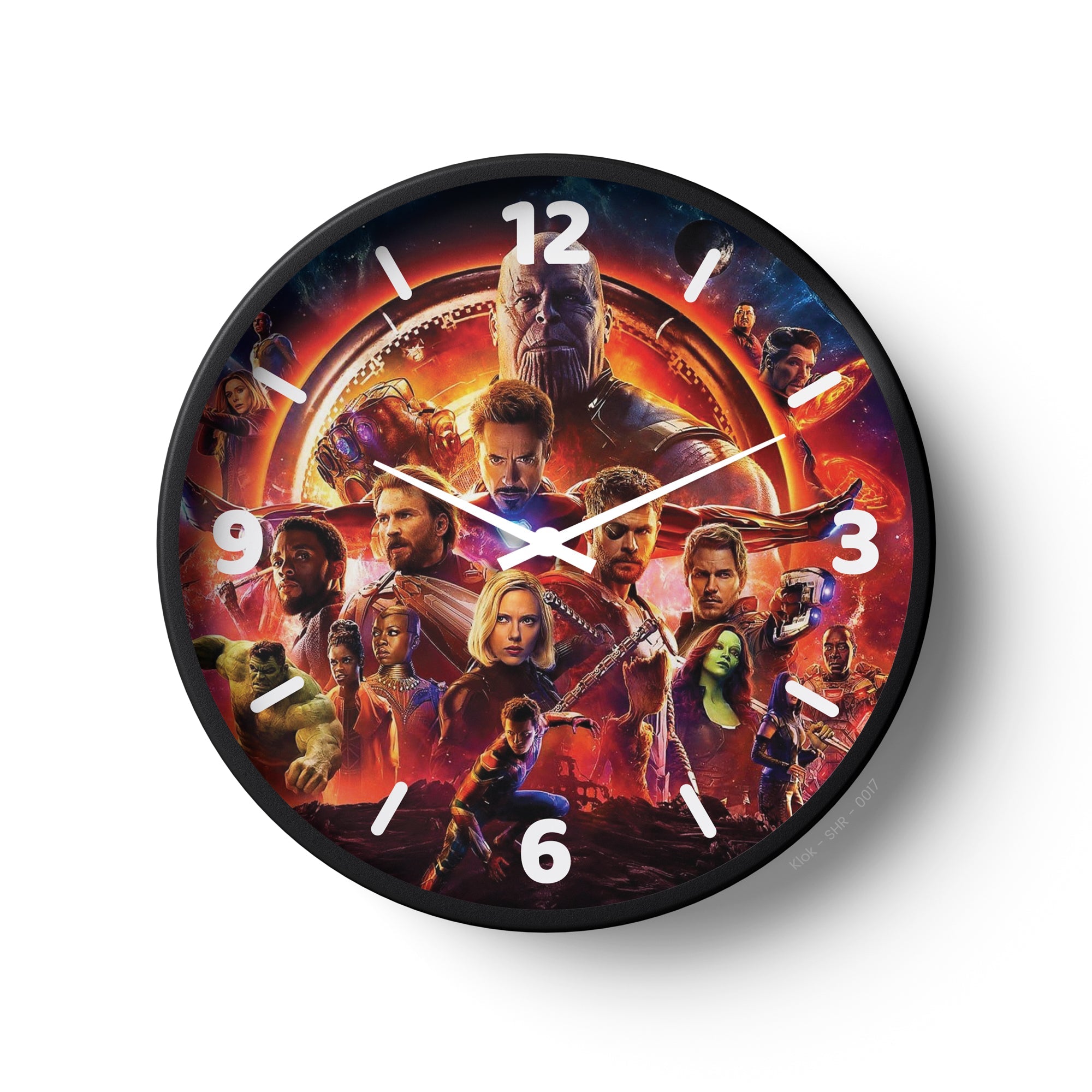 Super Hero Wall Clock – Infinity Legends Assemble Edition | KLOK