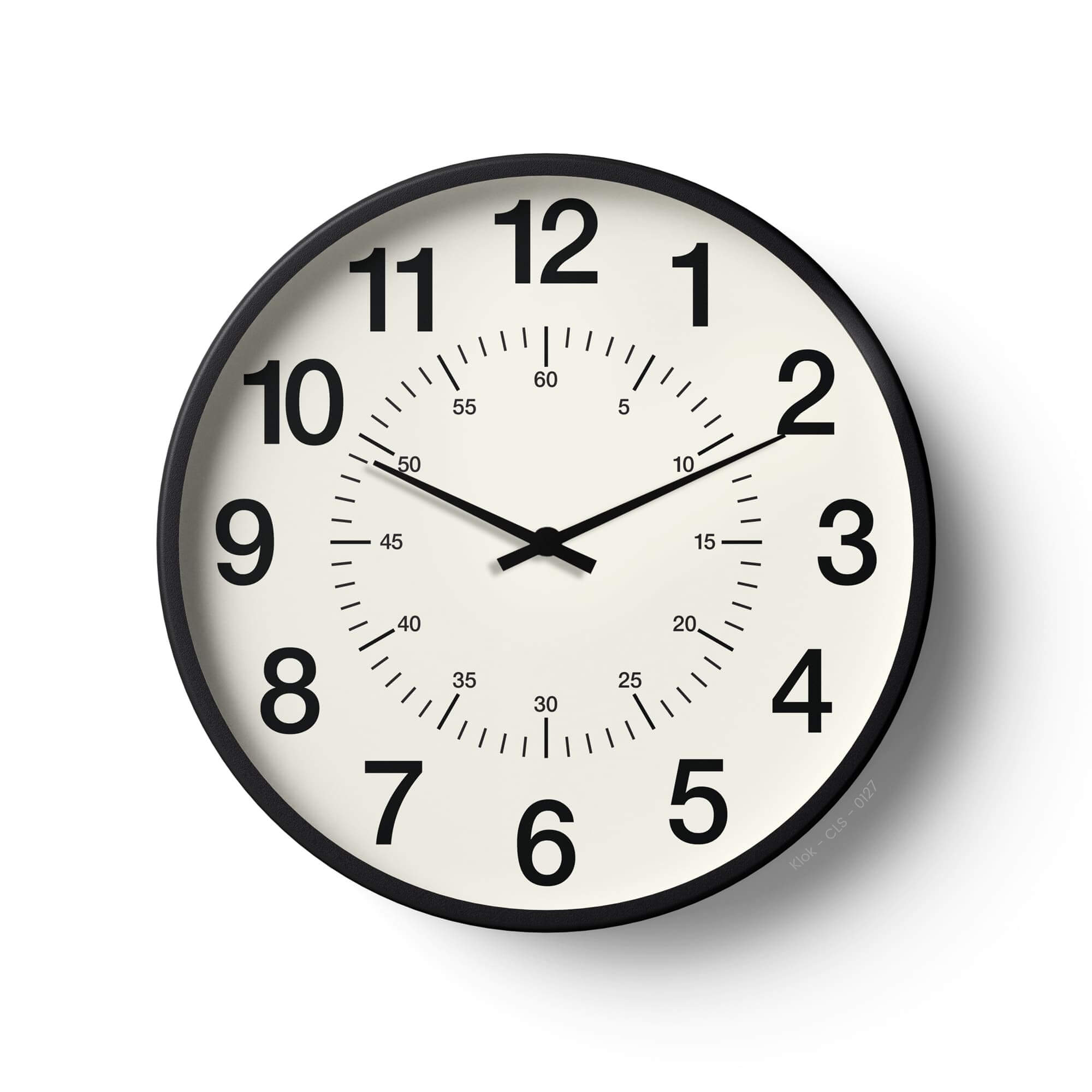 Classic Wall Clock – Bold Numeral Minimal Design | Elegant Timepiece – KLOK