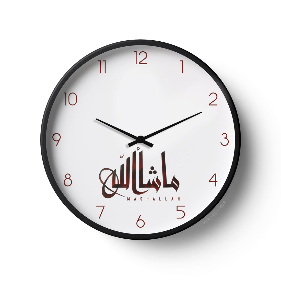 Islamic Wall Clock – Mashallah Calligraphy Design – KLOK
